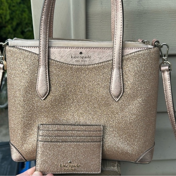 kate spade | Bags | Kate Spade Limited Edition Tote Bag Card Holder Set ...